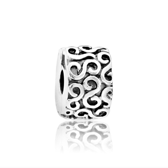 Pandora | Jewelry | Pandora Swirl Serpentine Clip Charm | Poshmark